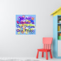 We Are One World Poster | Zazzle