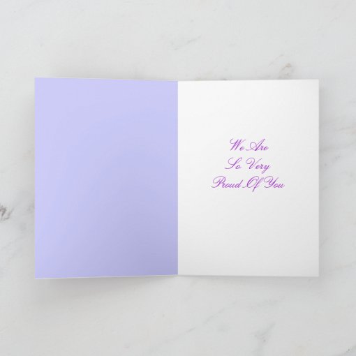 We Are So Very Proud Of You Card | Zazzle