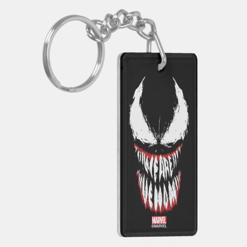 We Are Venom Fang Typography Keychain | Zazzle