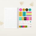 We Bare Bears Colorful Bear Pattern Planner | Zazzle