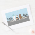 We Bare Bears - Tote Life! Rectangular Sticker | Zazzle