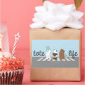 We Bare Bears - Tote Life! Rectangular Sticker | Zazzle