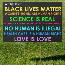 We Believe Sign | Zazzle