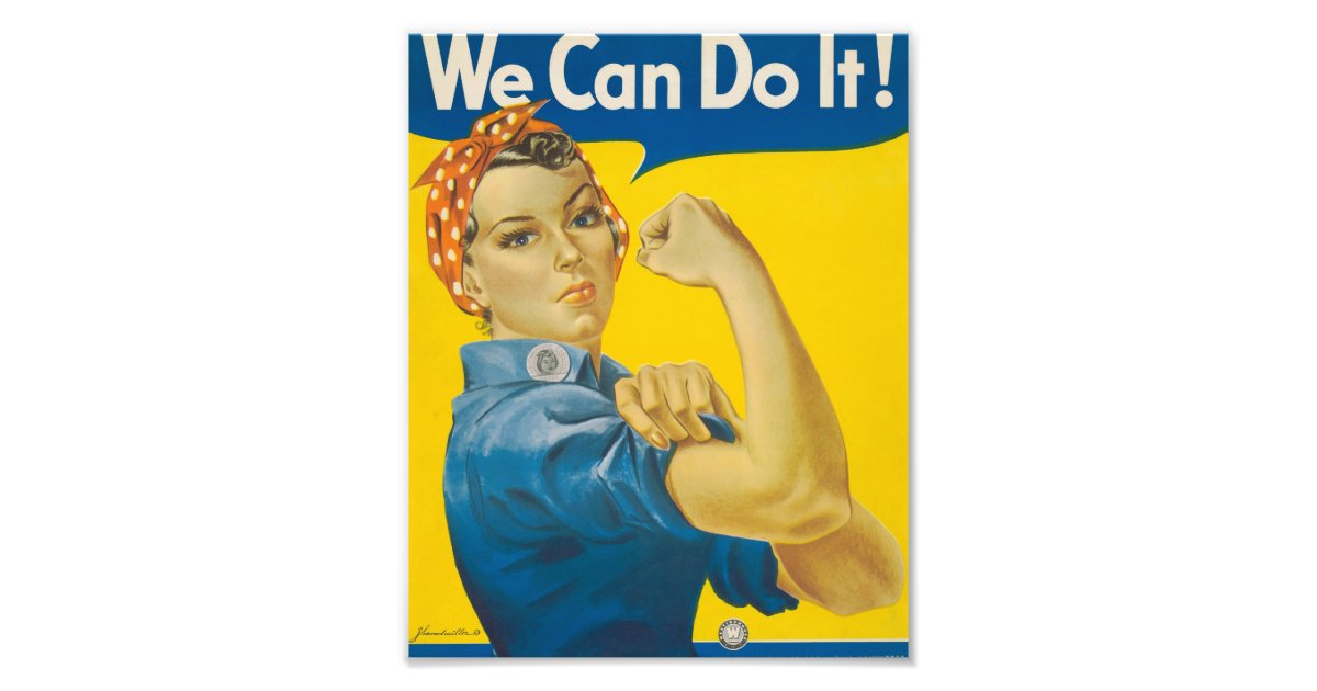 We Can Do It! by J. Howard Miller Photo Print | Zazzle
