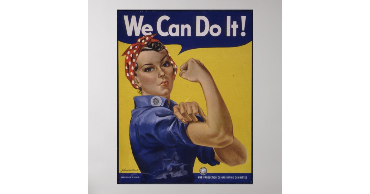 We Can Do It! Poster | Zazzle
