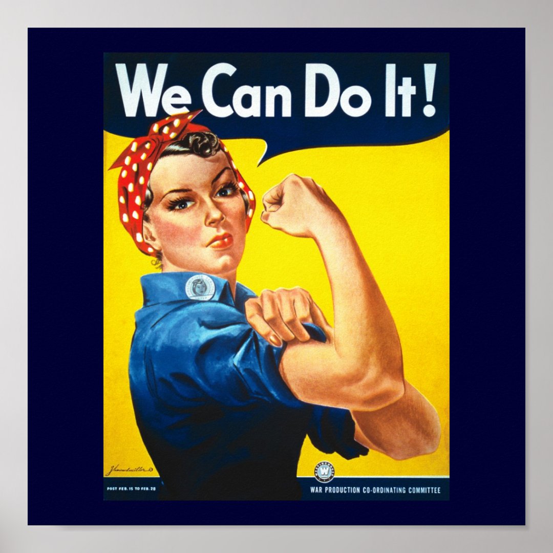 We Can Do It Poster | Zazzle