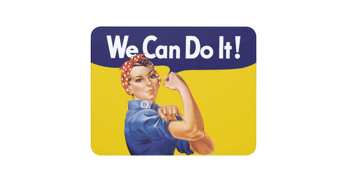 We Can Do It! Rosie the Riveter Door Sign | Zazzle