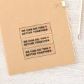 We Can Do This Better Together Quote Sticker | Zazzle