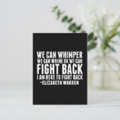We Can Fight Back | Elizabeth Warren Quote Postcard | Zazzle