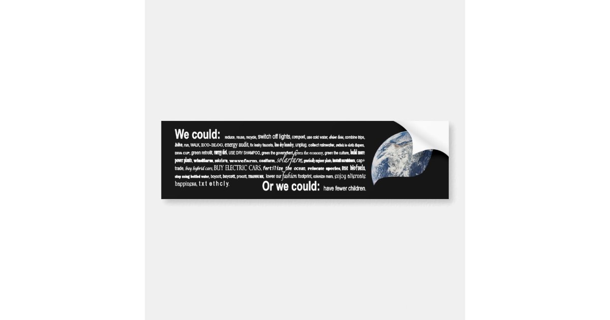 We could... bumper sticker | Zazzle