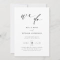 We Do Photo Wedding Invitation | Zazzle