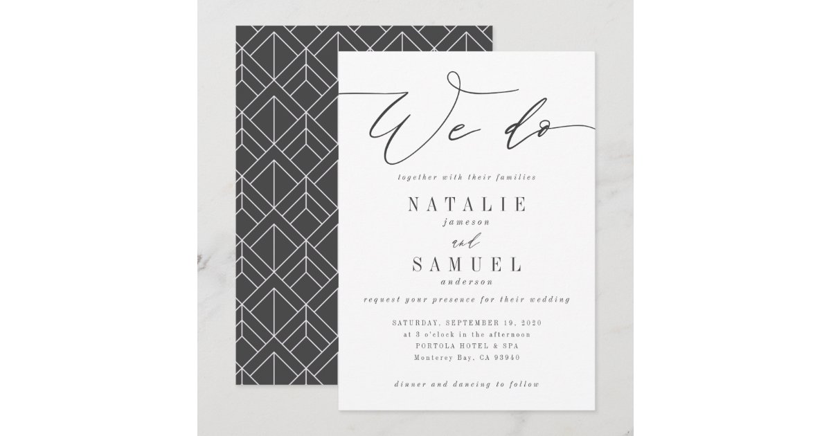 we do wedding invitation | Zazzle