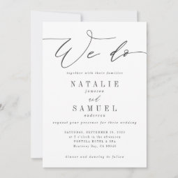 we do wedding invitation | Zazzle