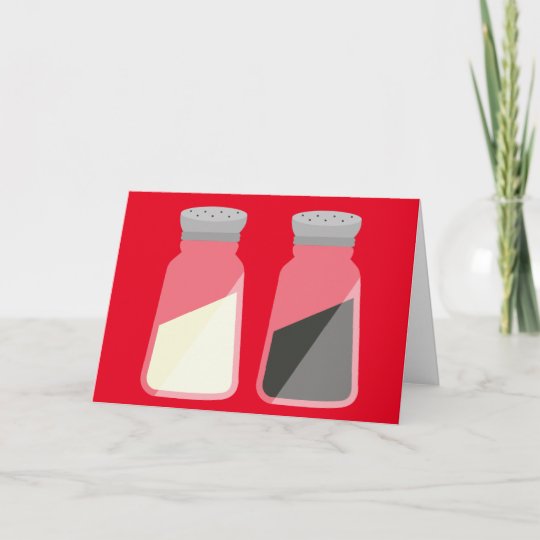 We go together like salt and pepper Greeting Card | Zazzle.com
