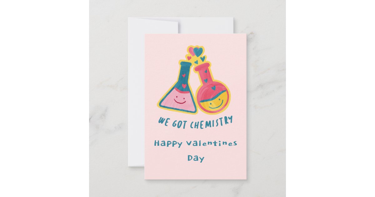 We got chemistry Valentine’s Day Invitation | Zazzle