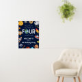 We Have A Four Year Old 4th Birthday Welcome Sign | Zazzle