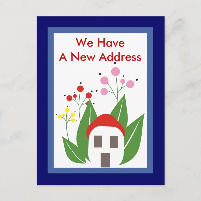 We Have A New Address Postcards | Zazzle