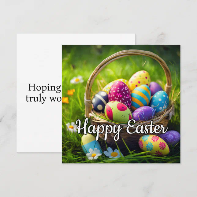 We Hope You All Have A Happy Easter Card | Zazzle
