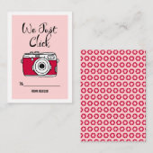 We Just Click Camera Classroom Valentine Card 100p | Zazzle
