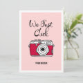 We Just Click Camera Valentine Card | Zazzle
