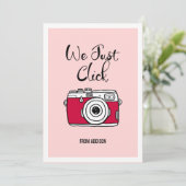 We Just Click Camera Valentine Card | Zazzle