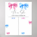 We know gender reveal chart | Zazzle