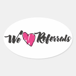 Referral Stickers | Zazzle