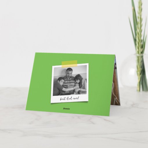 We Love You Dad Cartoon Family Happy Father's Day Card | Zazzle