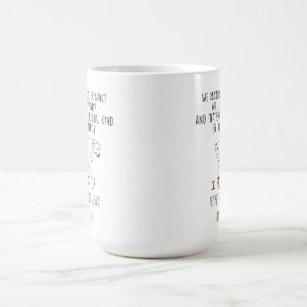 We make eye contact while I poop Coffee Mug | Zazzle