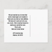 WE MOVED AGAIN!!! ANNOUNCEMENT POSTCARD | Zazzle