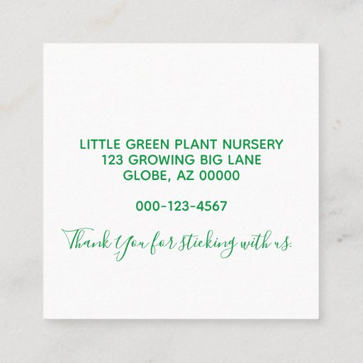 We Moved New Business Address Lucky Bamboo Square Business Card | Zazzle