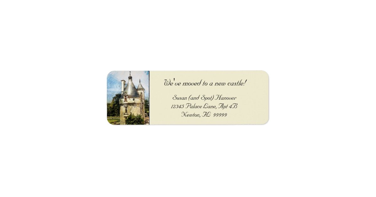 We’re in a New Castle New Address Labels | Zazzle