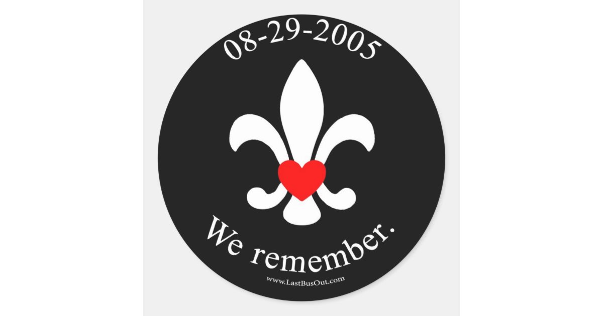 We remember classic round sticker | Zazzle