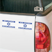 We stand with Israel! Bumper Sticker | Zazzle