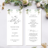 We Still Do, Elegant Vow Renewal Ceremony Program | Zazzle