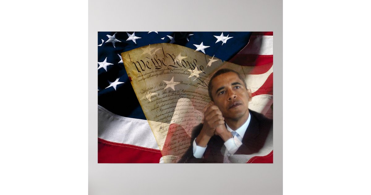 We the People...Barack Obama & the Constitution Poster | Zazzle