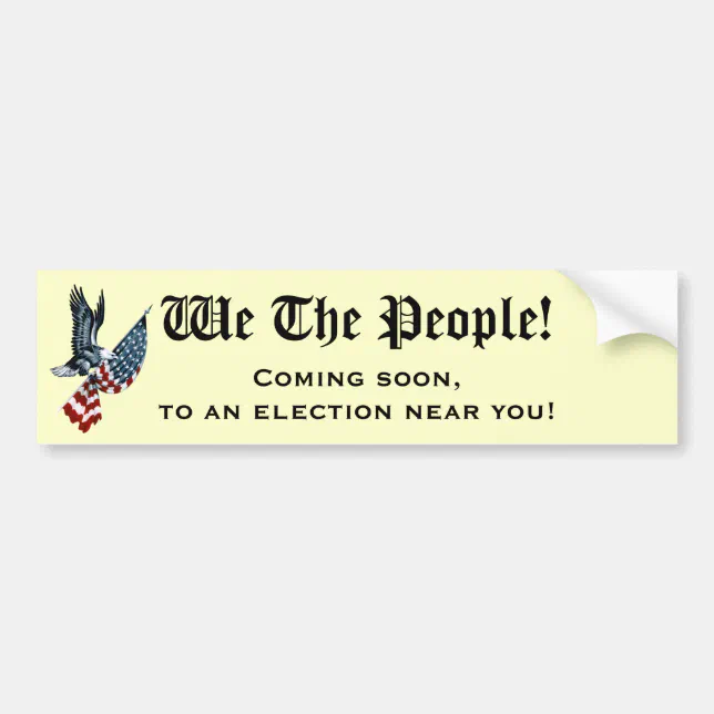 We the People Bumper Sticker | Zazzle