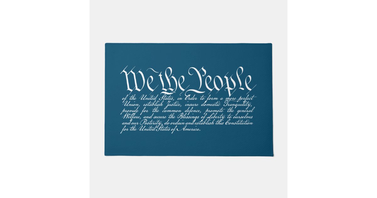 We the People Doormat | Zazzle