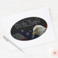 We The People Emblem Oval Sticker | Zazzle