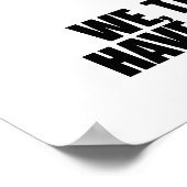 We the people have had enough poster | Zazzle