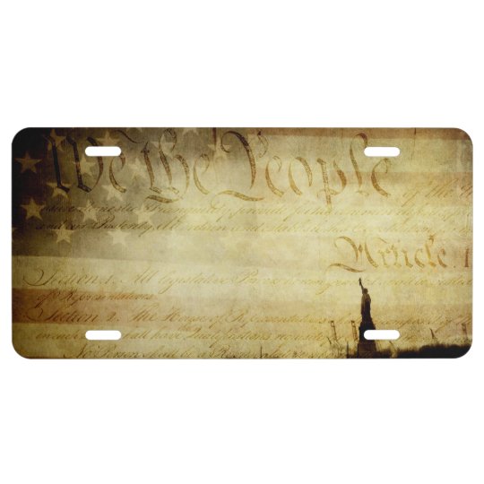 We the People License Plate | Zazzle.com