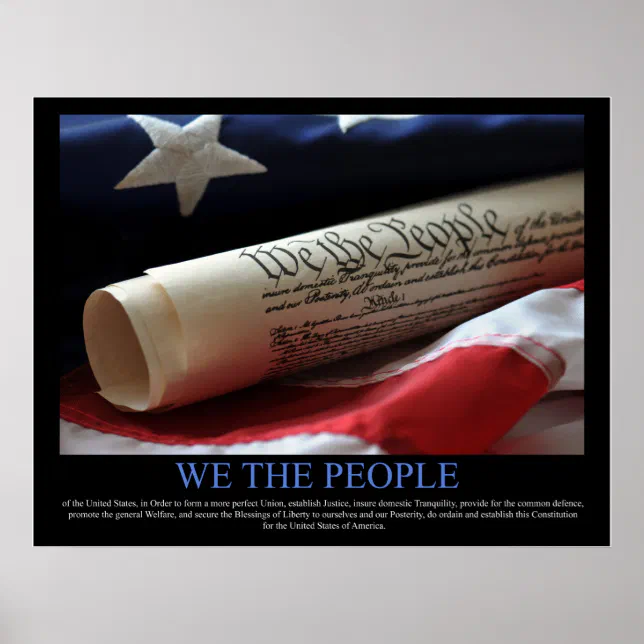 We The People Poster | Zazzle