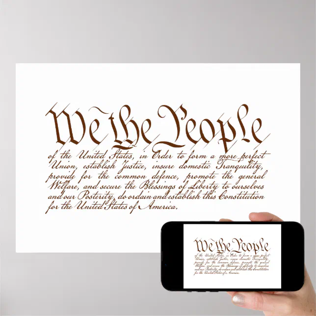 We the People Poster | Zazzle