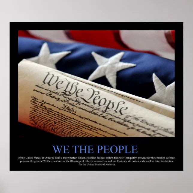 We The People Poster | Zazzle