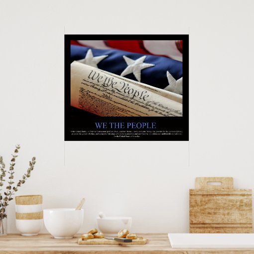 We The People Poster | Zazzle