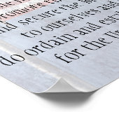 We the People, Preamble US Constitution Classroom Poster | Zazzle