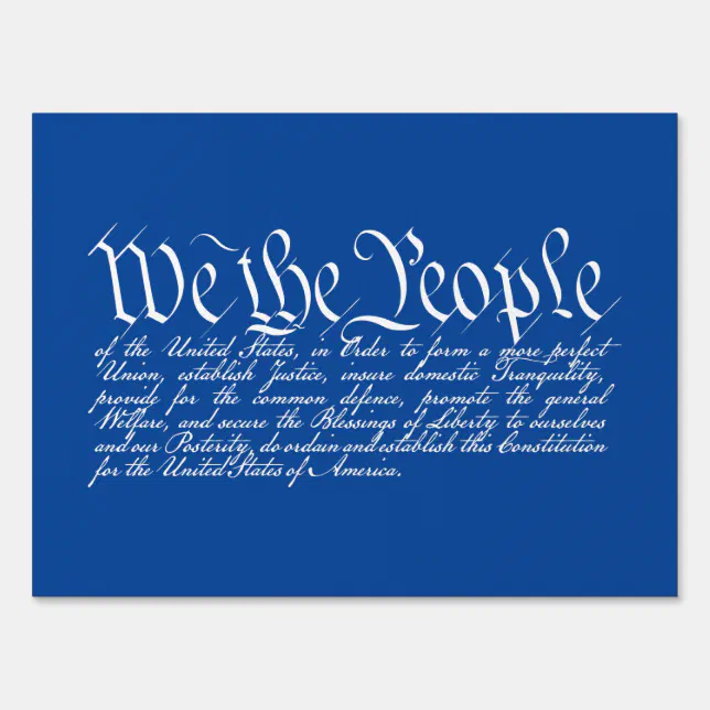 We the People Sign | Zazzle