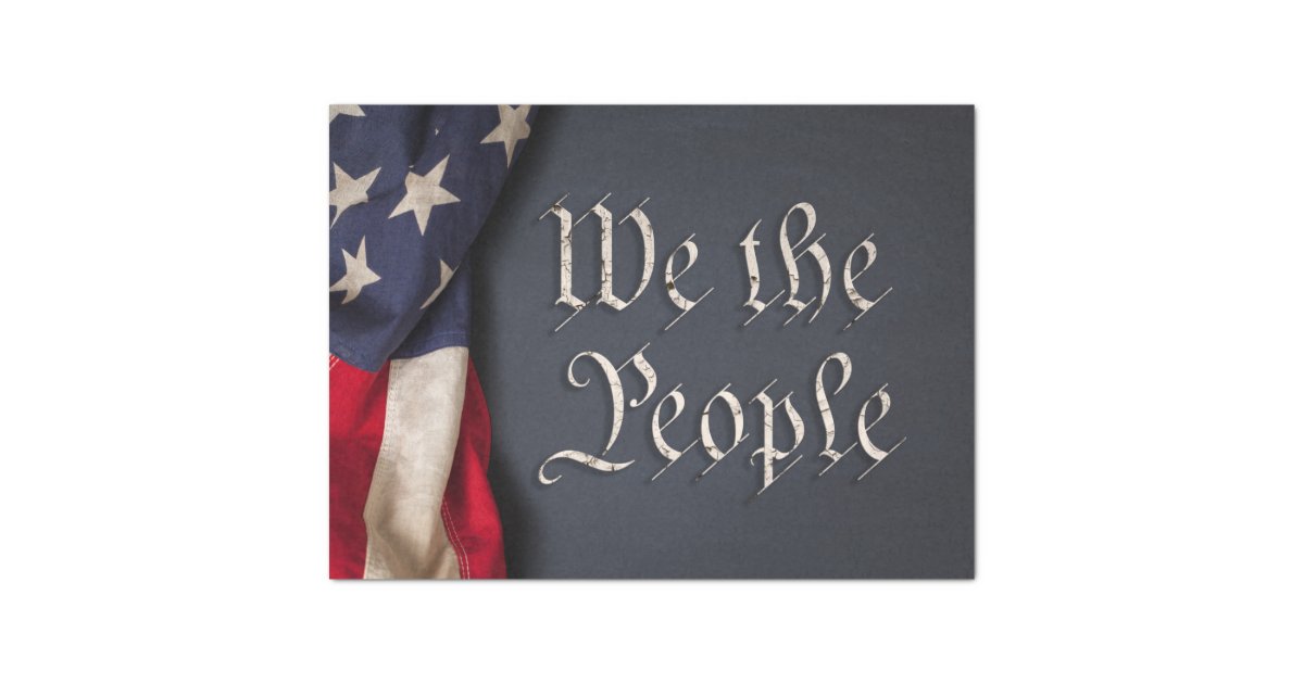 We the People Tissue Paper | Zazzle