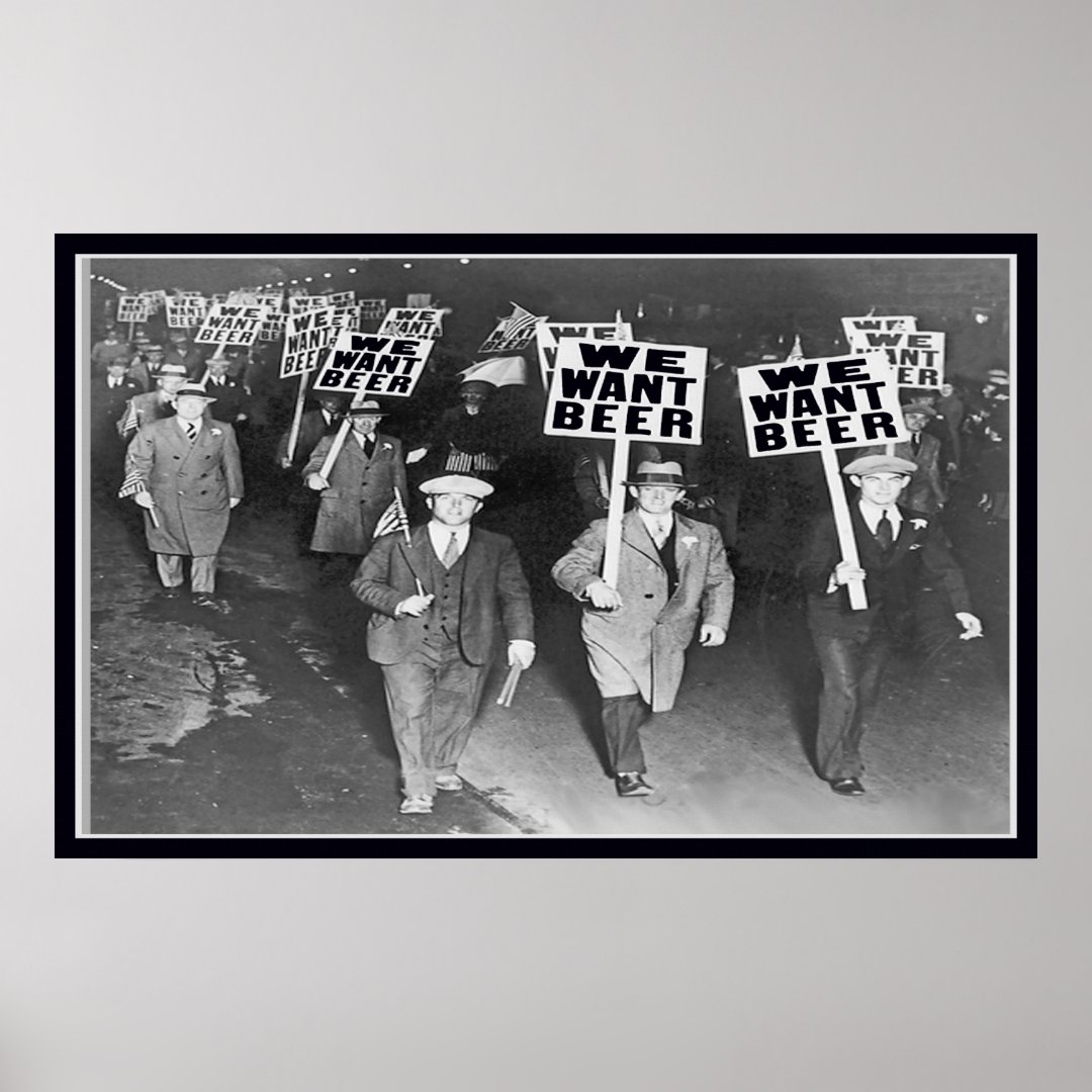 WE WANT BEER! POSTER | Zazzle