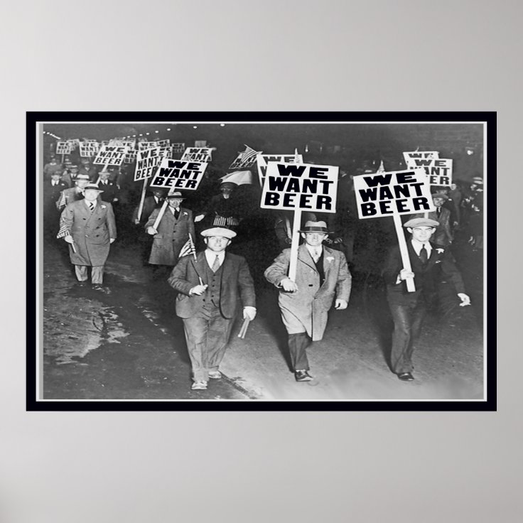 WE WANT BEER! POSTER | Zazzle